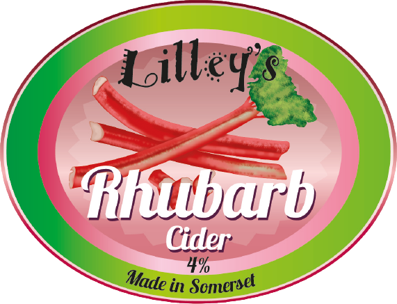 Lilley's Cider Rhubarb 50L Keg - Lilley's Cider Ltd